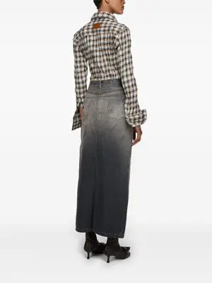 Acne Studios Denim Maxi Skirt - Black