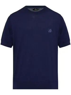 Etro Pegaso-embroidered T-shirt