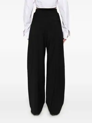 Alexander Wang Boxer-detailed Wide-leg Trousers