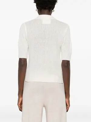 LISA YANG Masy Polo Top - Neutrals