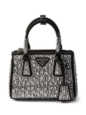 Prada Galleria Mini Handbag - Black