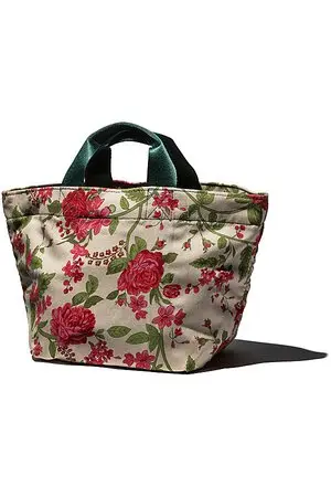 PUEBCO Vintage Tent Fabric Tote Bag - Green - Dark