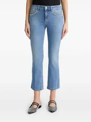 Liu Jo Cropped Bootcut Jeans
