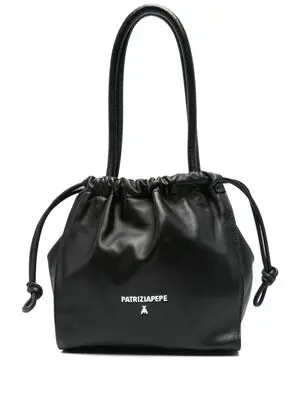 Patrizia Pepe Soft Rock Tote Bag - Black