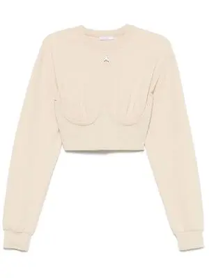Patrizia Pepe Cropped Sweatshirt