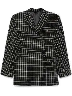 Wardrobe.NYC Check-pattern Blazer