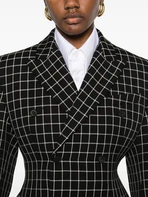 Wardrobe.NYC Check-pattern Blazer