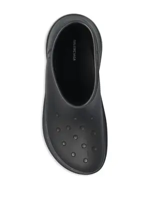Balenciaga X Crocs™ Ankle Boots - Black
