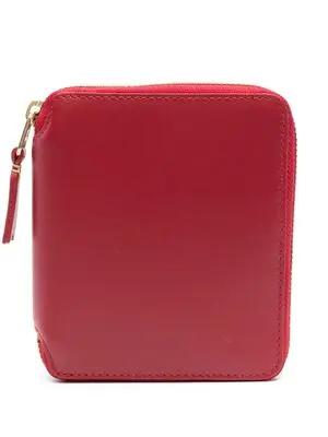 Comme Des Garçons Leather Wallet Red