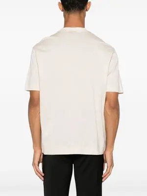 Emporio Armani Logo-embroidered T-shirt