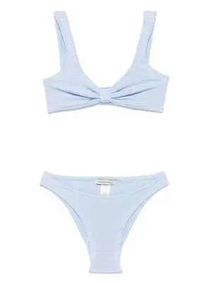 PARAMIDONNA Seersucker Bikini - Blue