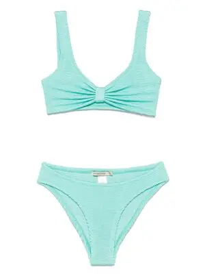 PARAMIDONNA Seersucker Bikini - Blue
