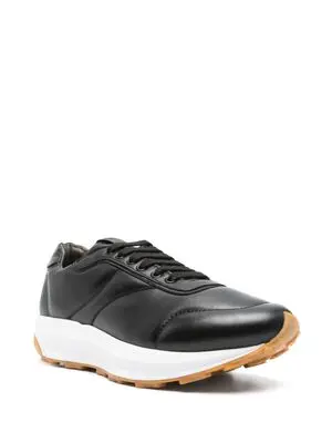 Corneliani Leather Sneakers