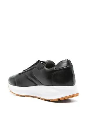 Corneliani Leather Sneakers