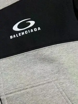 Balenciaga Loop Sports Icon Hoodie - Grey