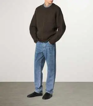 Bottega Veneta Lambskin Intrecciato Slip-on Slippers