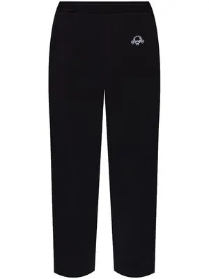 Moschino Logo-embroidered Trousers