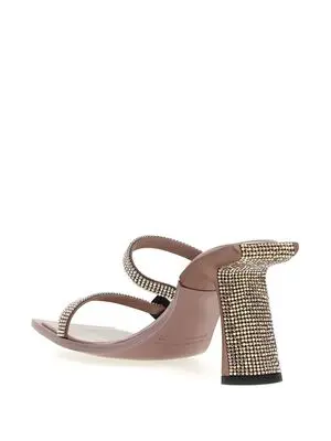 Benedetta Bruzziches Ewa Rhinestone Embellished Sandals