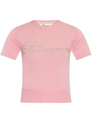 Blumarine Logo-embellished T-shirt