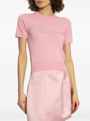 Blumarine Logo-embellished T-shirt