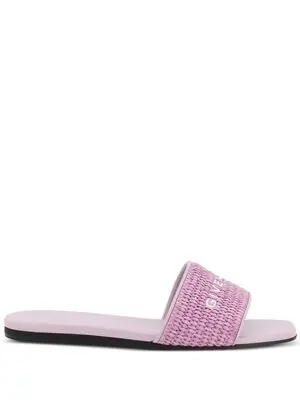 Givenchy 4g Slides - Pink