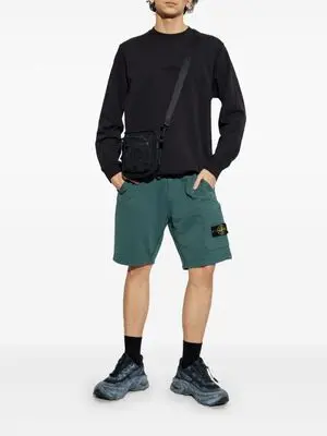 Stone Island Logo-embroidered Sweatshirt - Black