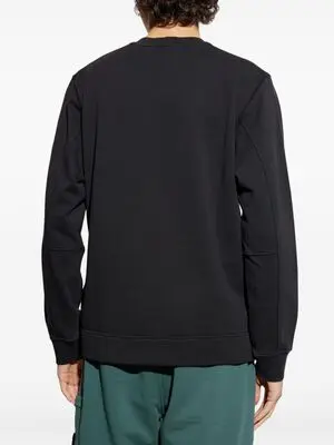 Stone Island Logo-embroidered Sweatshirt - Black