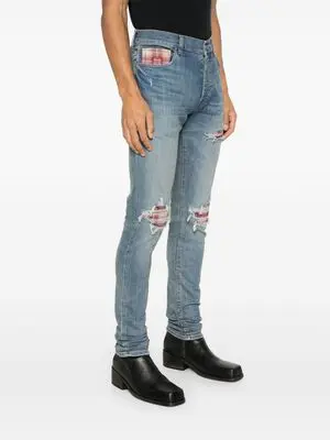 Amiri Plaid Mx1 Jeans