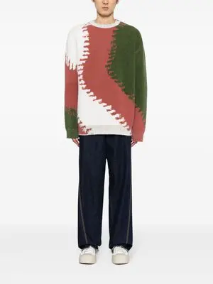 Loewe Colour-block Jacquard Jumper