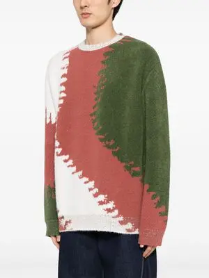 Loewe Colour-block Jacquard Jumper