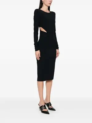 Patrizia Pepe Cut-out Midi Dress