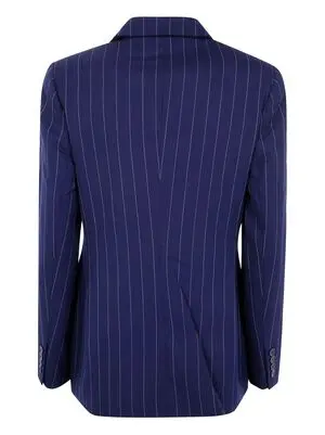 Ralph Lauren Pinstriped Blazer - Blue