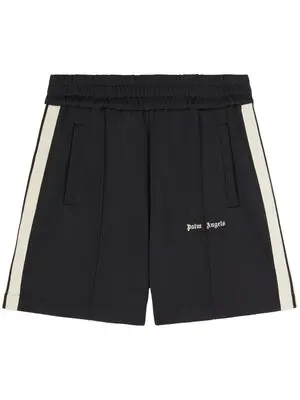 Palm Angels Logo Track Shorts - Black