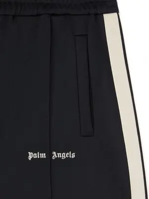 Palm Angels Logo Track Shorts - Black