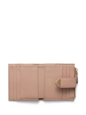 Prada Small Saffiano Wallet - Neutrals