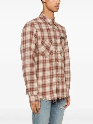 Amiri Shotgun Flannel Shirt