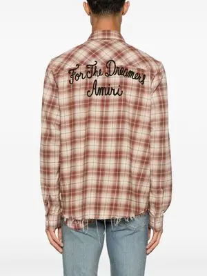Amiri Shotgun Flannel Shirt