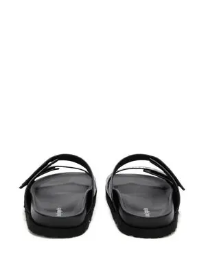 Palm Angels Logo Leather Sandals