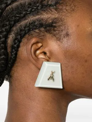 Patrizia Pepe Fly-motif Clip-on Earrings