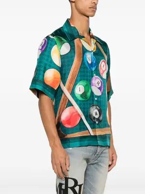 Amiri Billiards Bowling Shirt