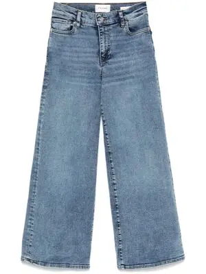 FRAME Le Pixie Slim Palazzo Jeans