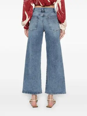 FRAME Le Pixie Slim Palazzo Jeans