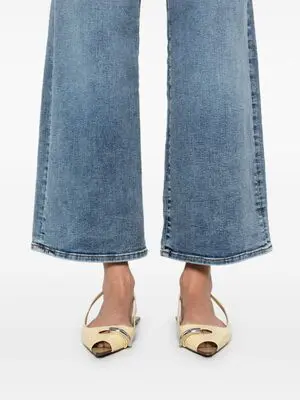 FRAME Le Pixie Slim Palazzo Jeans