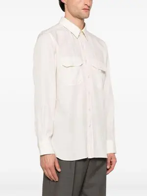 TOM FORD Twill Shirt - Neutrals