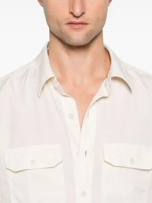TOM FORD Twill Shirt - Neutrals