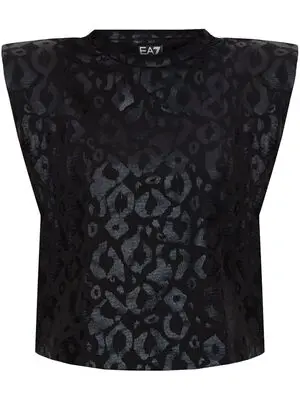 Emporio Armani Leopard-print T-shirt
