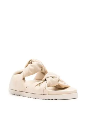 Patrizia Pepe Leather Flat Sandals