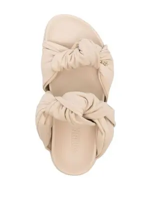 Patrizia Pepe Leather Flat Sandals