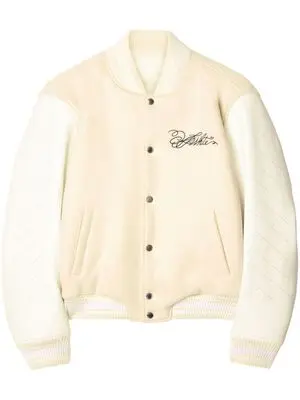 Off-White Rose Valley Bomber Jacket - Neutrals