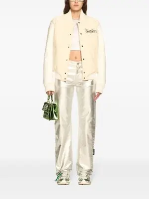 Off-White Rose Valley Bomber Jacket - Neutrals